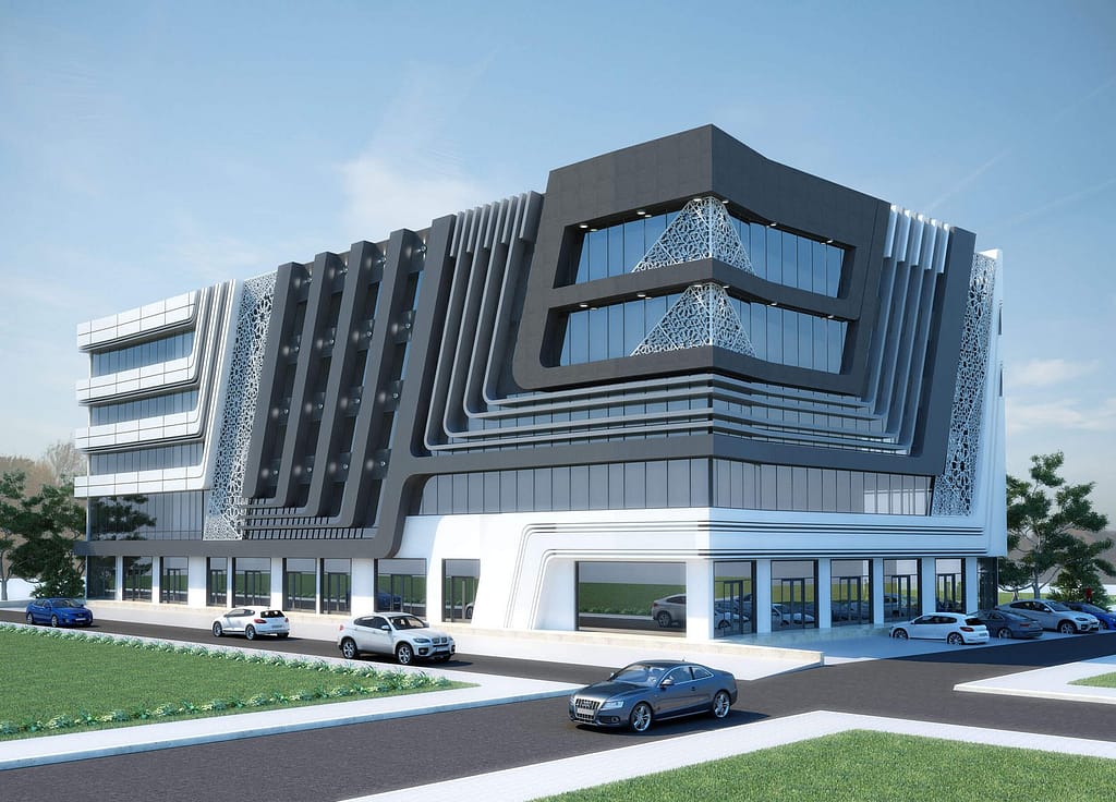 1014- 5-Floor Building Design +Basement,Plot Size (30mX62m)